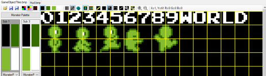 Adding tiles to Metroidvania Sprite HUD | NESMakers